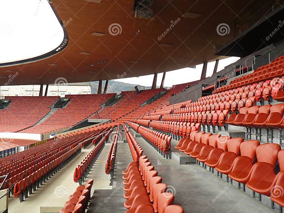 Seats at Stadium Letzigrund Stock Image - Image of game, championship ...