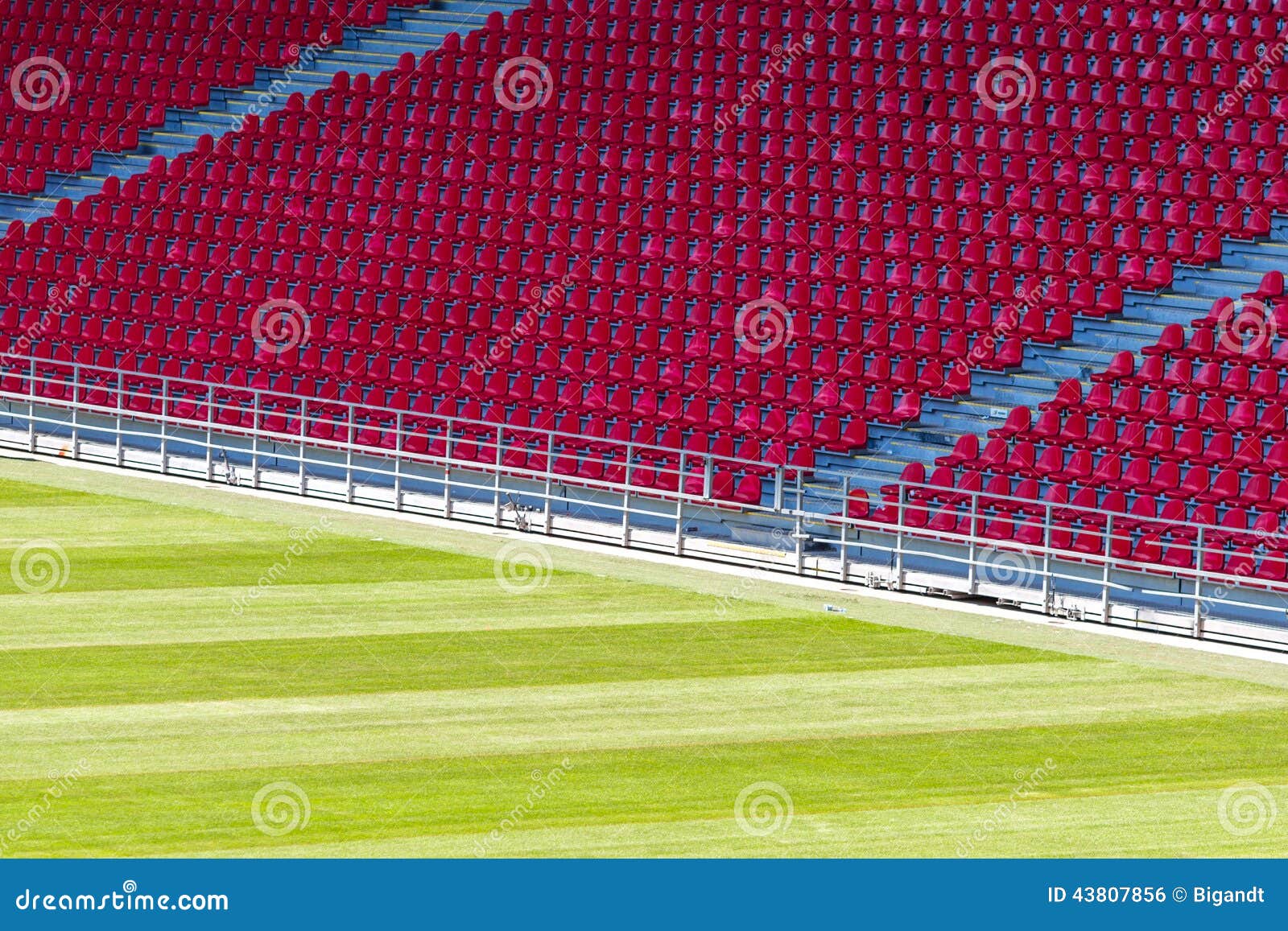 Seats at stadium stock photo. Image of pitch, soccer - 43807856