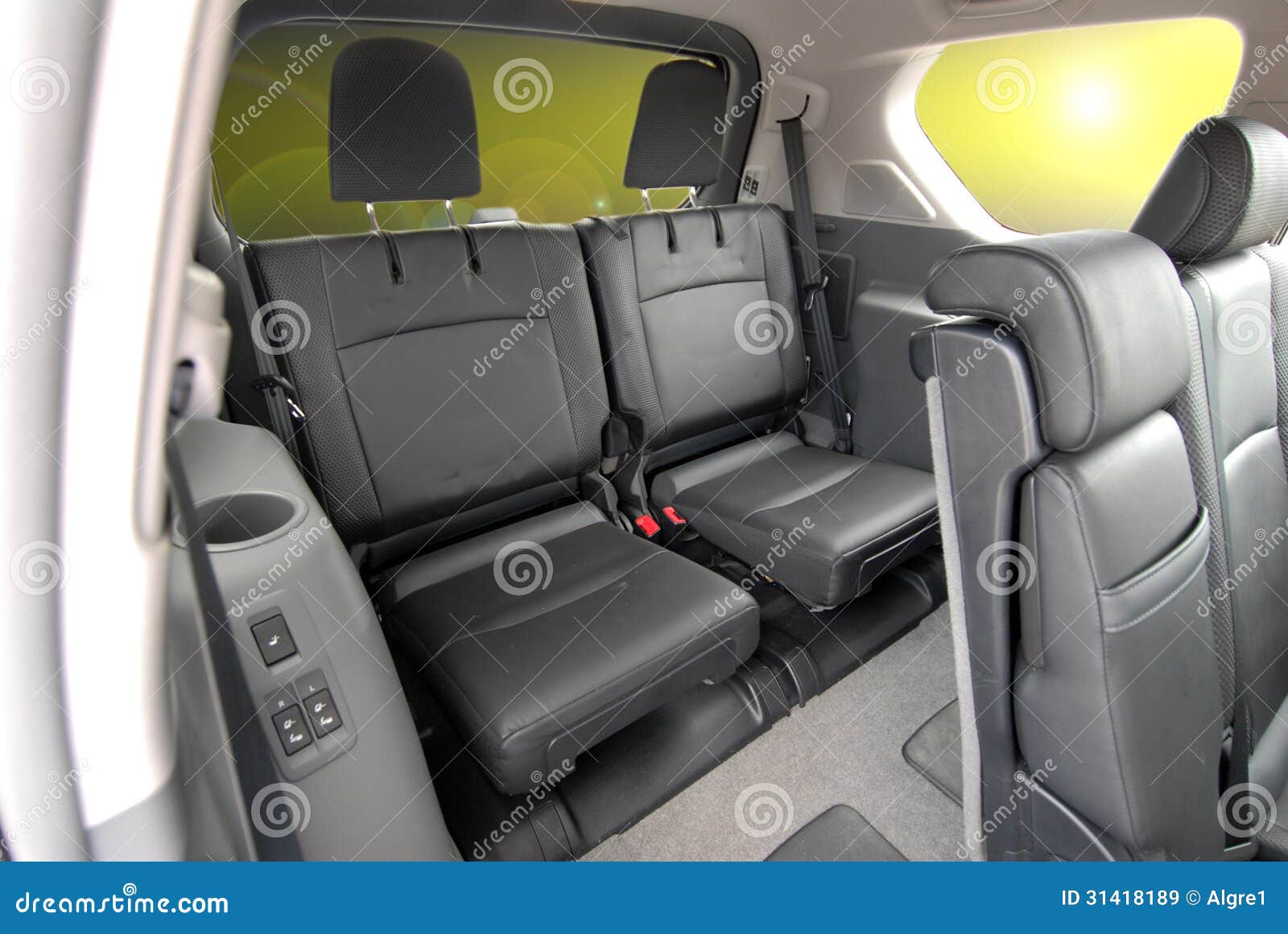 Seats in the SUV stock image. Image of automobile, driver - 31418189