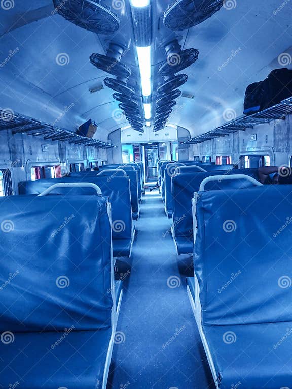 Seats of the Train in Indian Railways Stock Image - Image of airplane ...