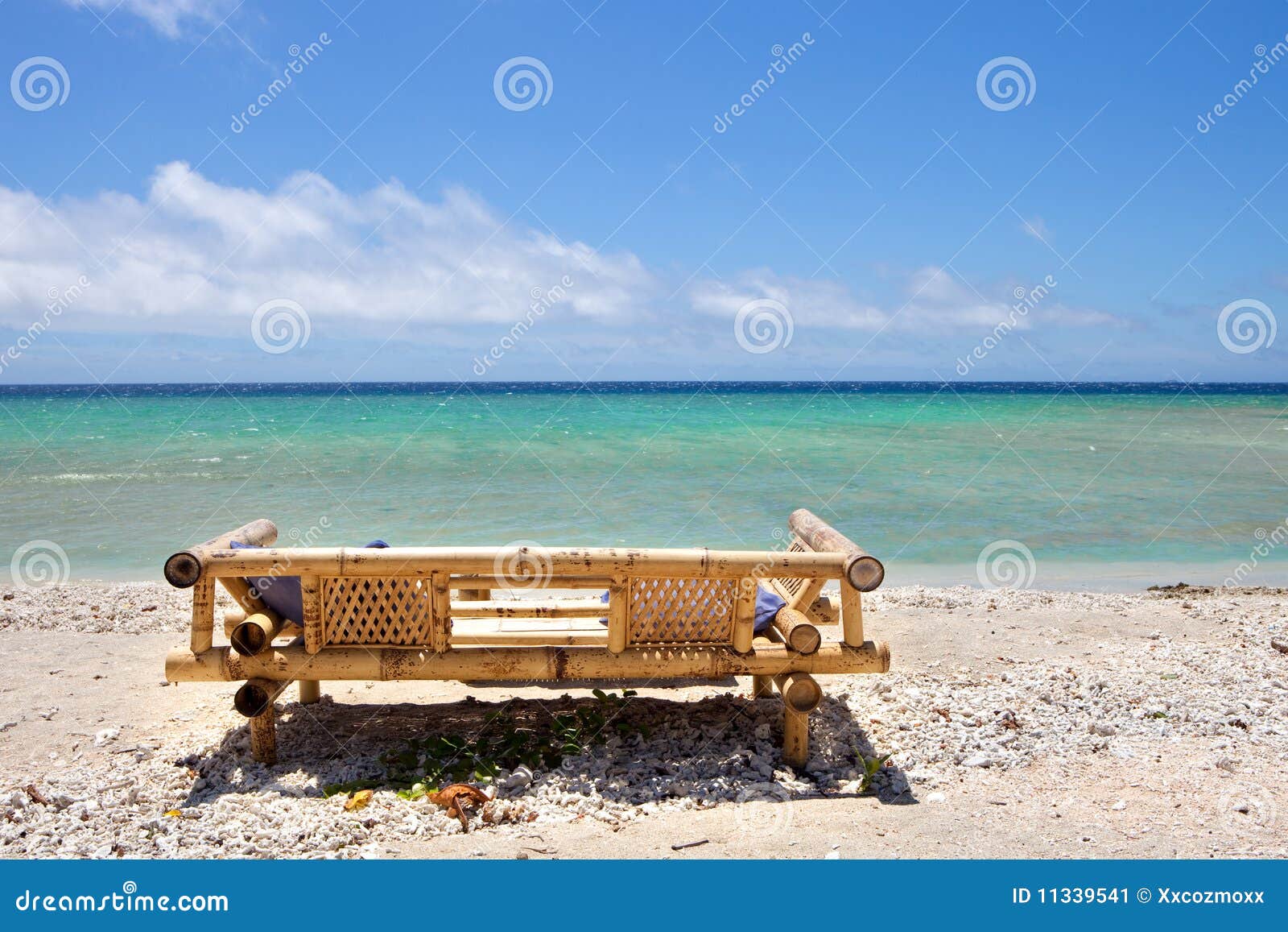 Seats on a tropical beach stock image. Image of exotic - 11339541