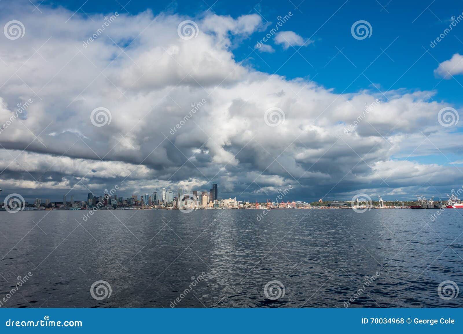 Seattle Across Elliott Bay 5 Stock Photo - Image of northwest ...