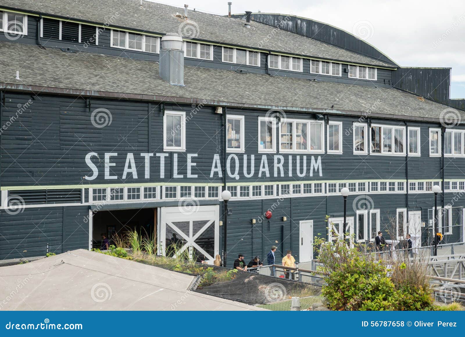 Seattle Aquarium Building Editorial Image | CartoonDealer.com #129439926