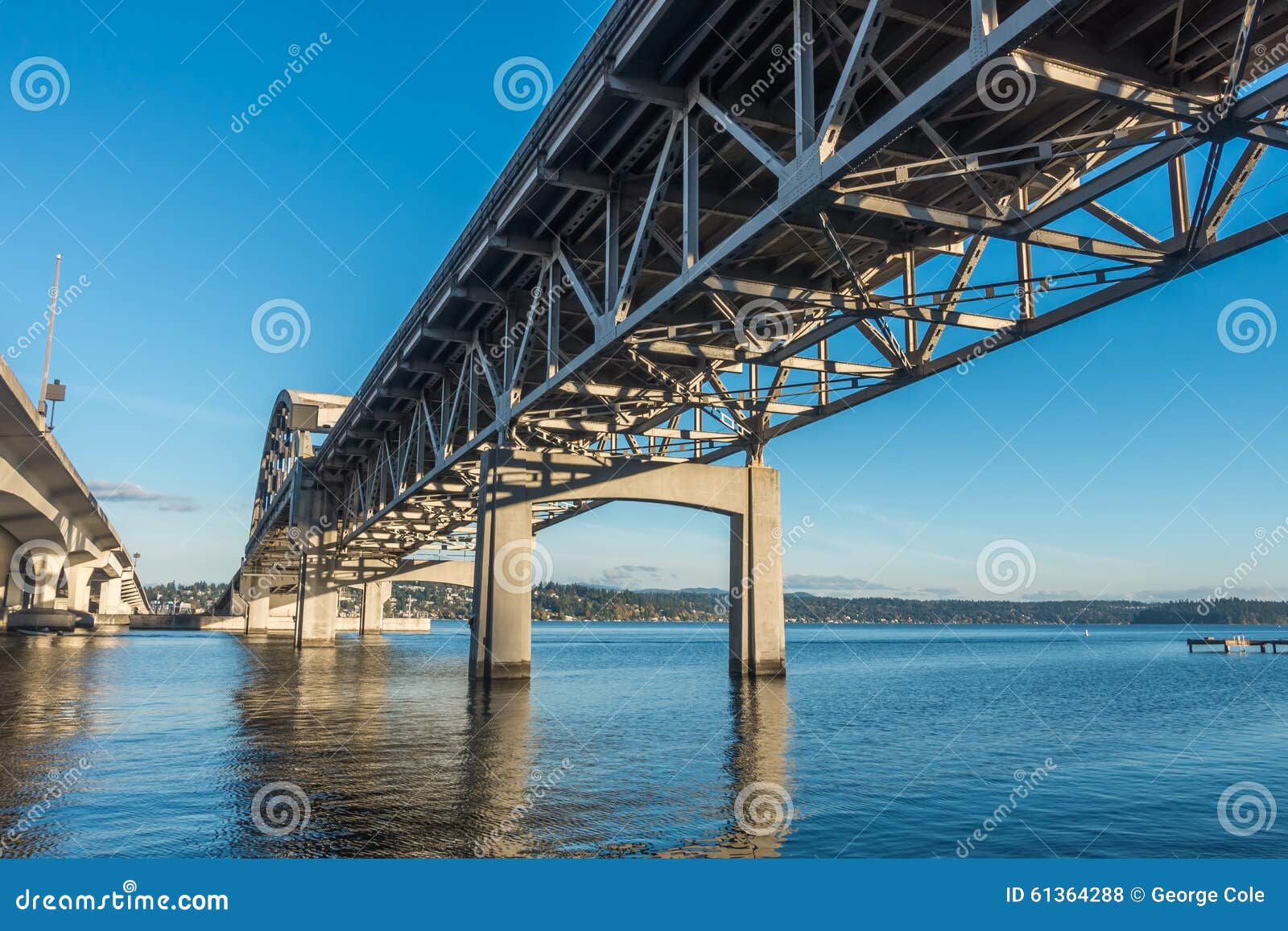 Seattle Bridge 5 stock photo. Image of water, bridge - 61364288