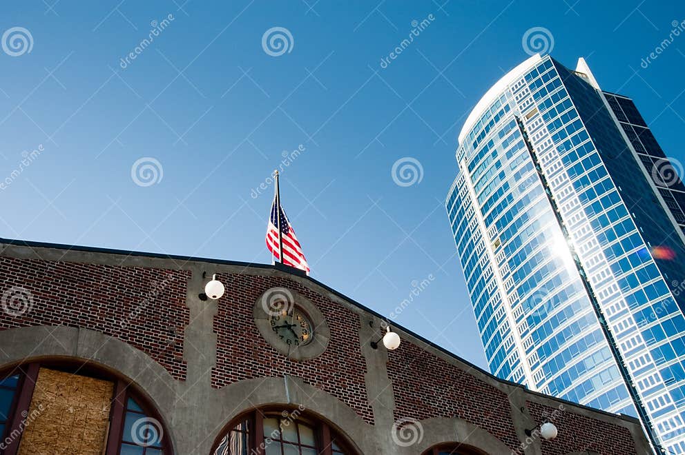 Seattle buildings stock image. Image of corporate, highrise - 26279507