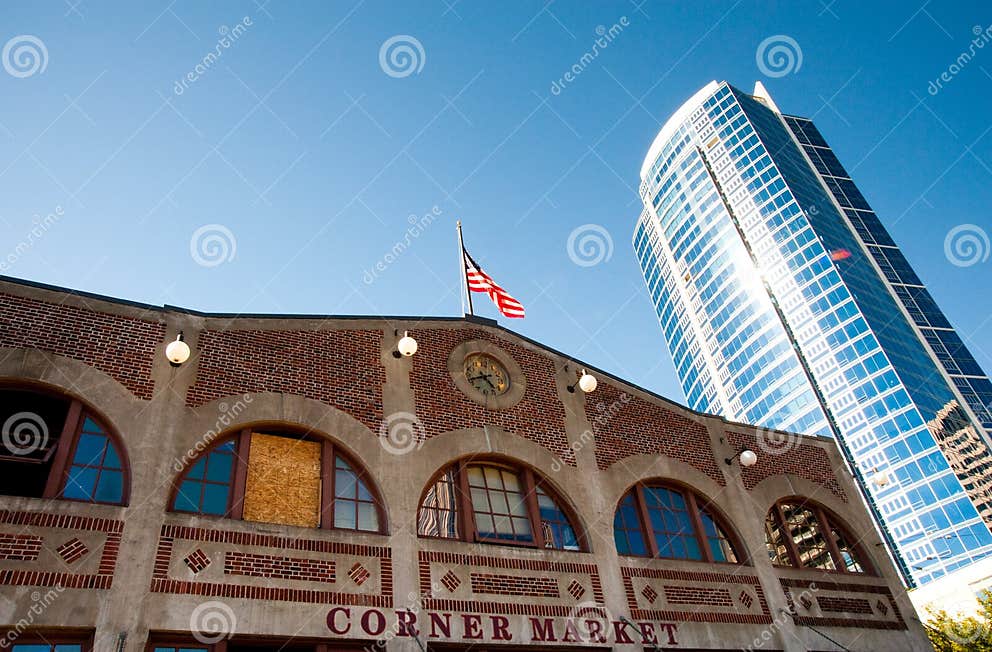 Seattle buildings stock image. Image of united, downtown - 26279515