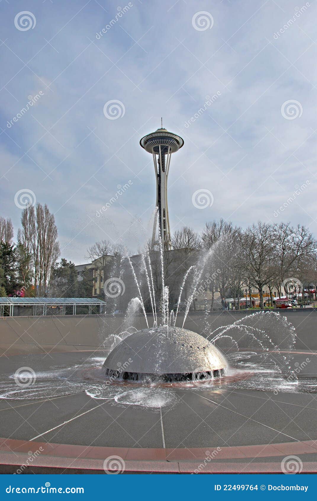 The Seattle Center editorial stock image. Image of fountain - 22499764