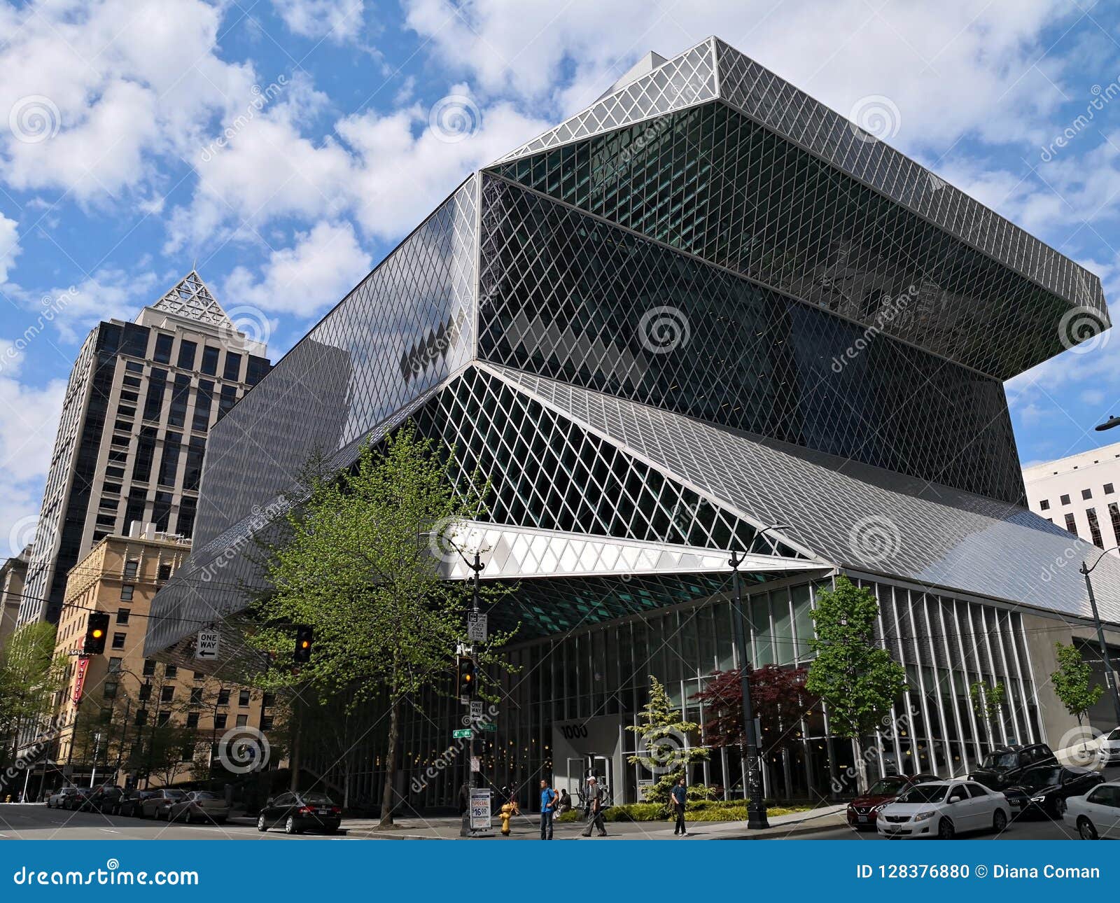 Seattle Central Library - Seattle, USA Editorial Image - Image of visit ...