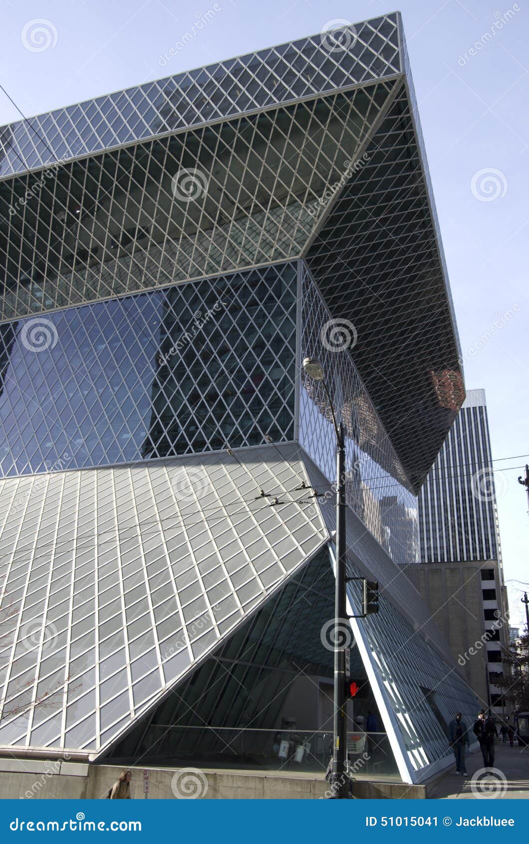Seattle Central Library editorial photo. Image of modern - 51015041