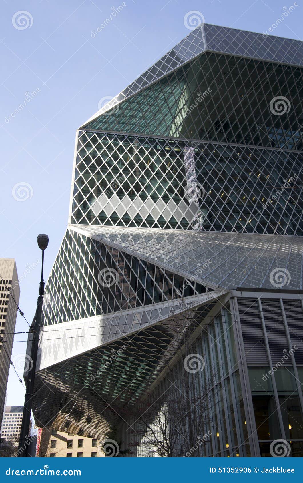 Seattle Central Library editorial photo. Image of designs - 51352906