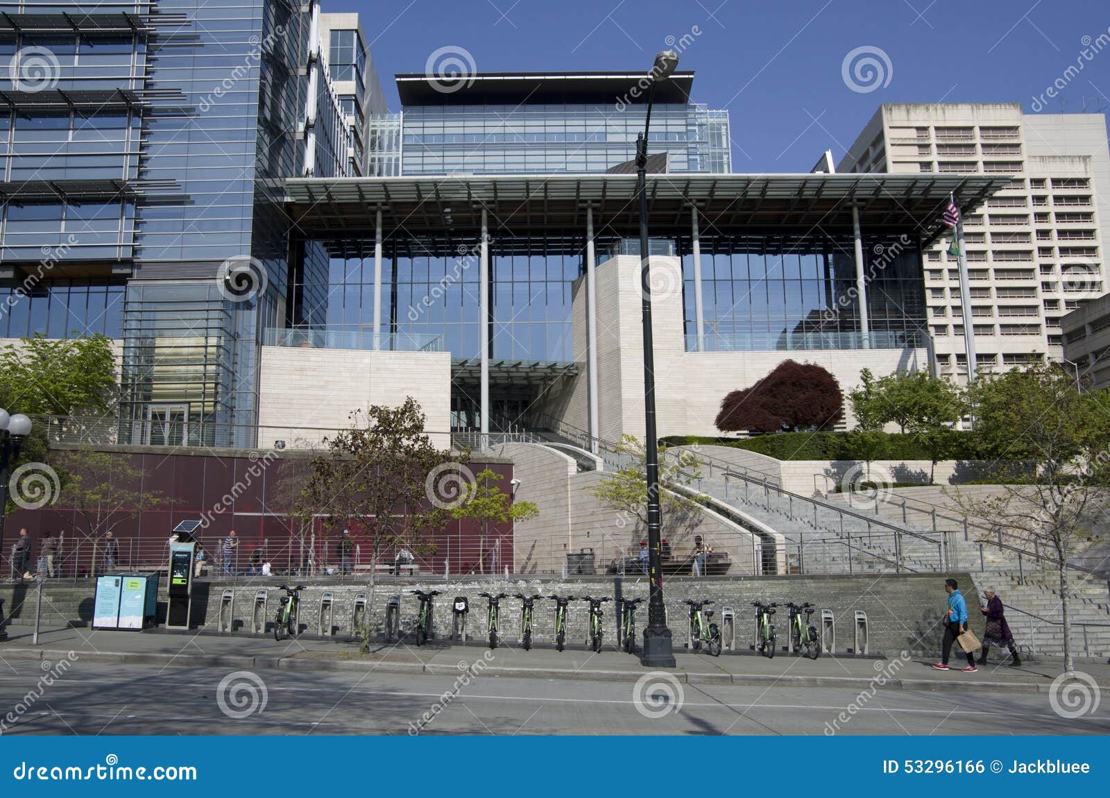 Seattle City Hall editorial photo. Image of seattle, hall - 53296166