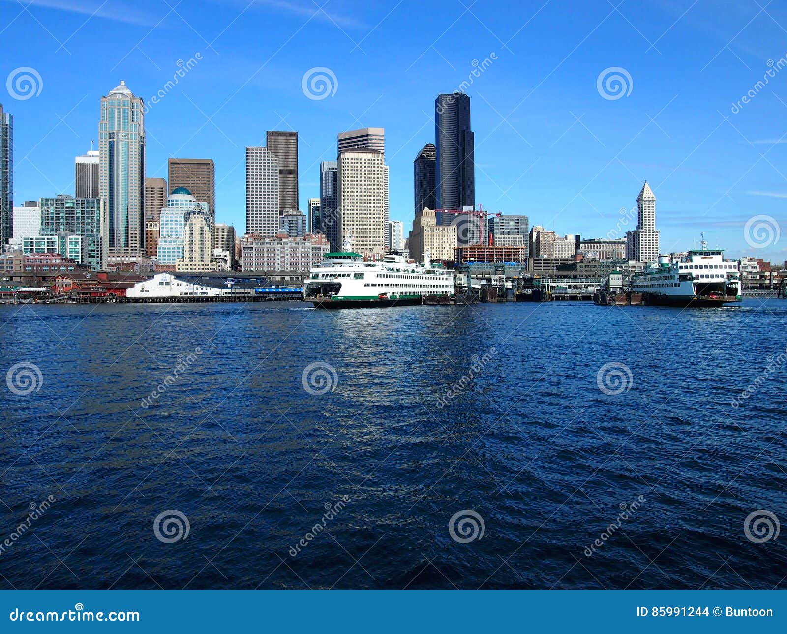 Seattle / Cityscape stock photo. Image of downtown, landmark - 85991244