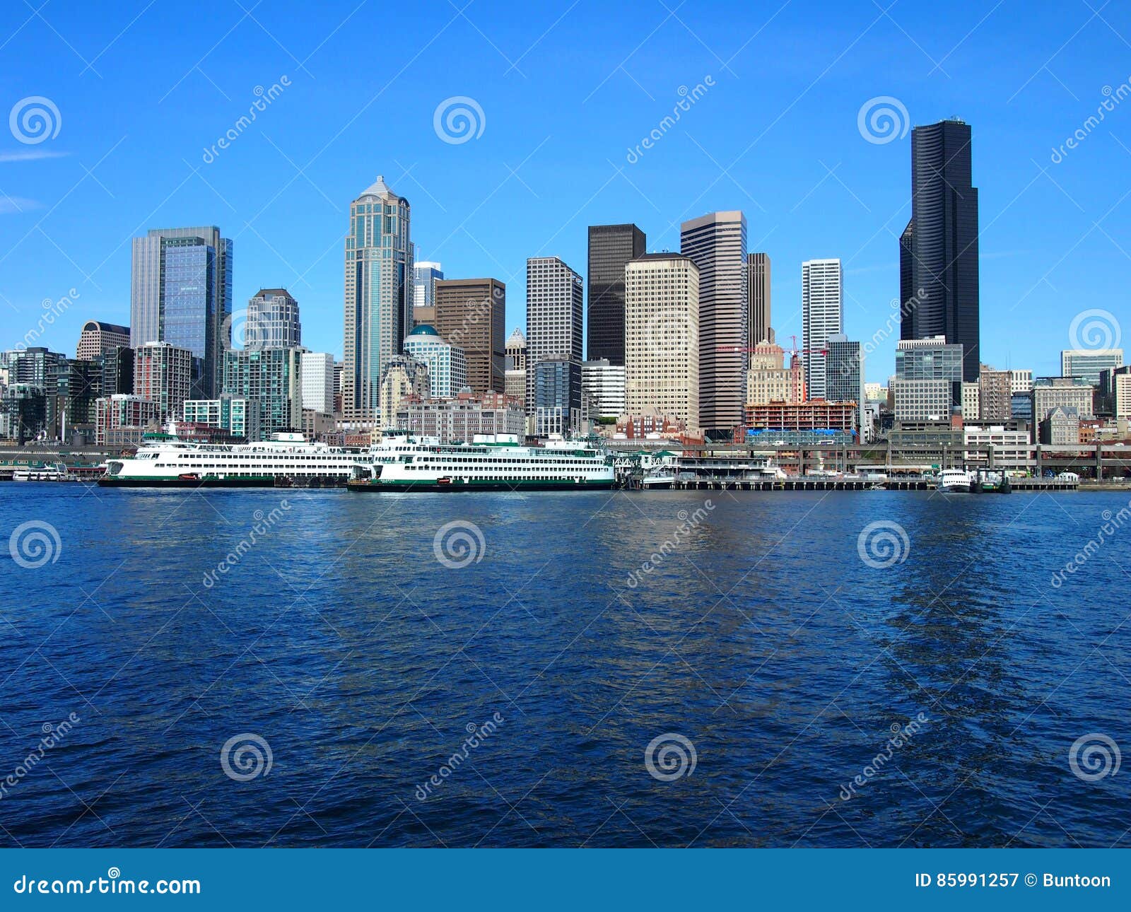 Seattle / Cityscape stock image. Image of cityscape, famous - 85991257