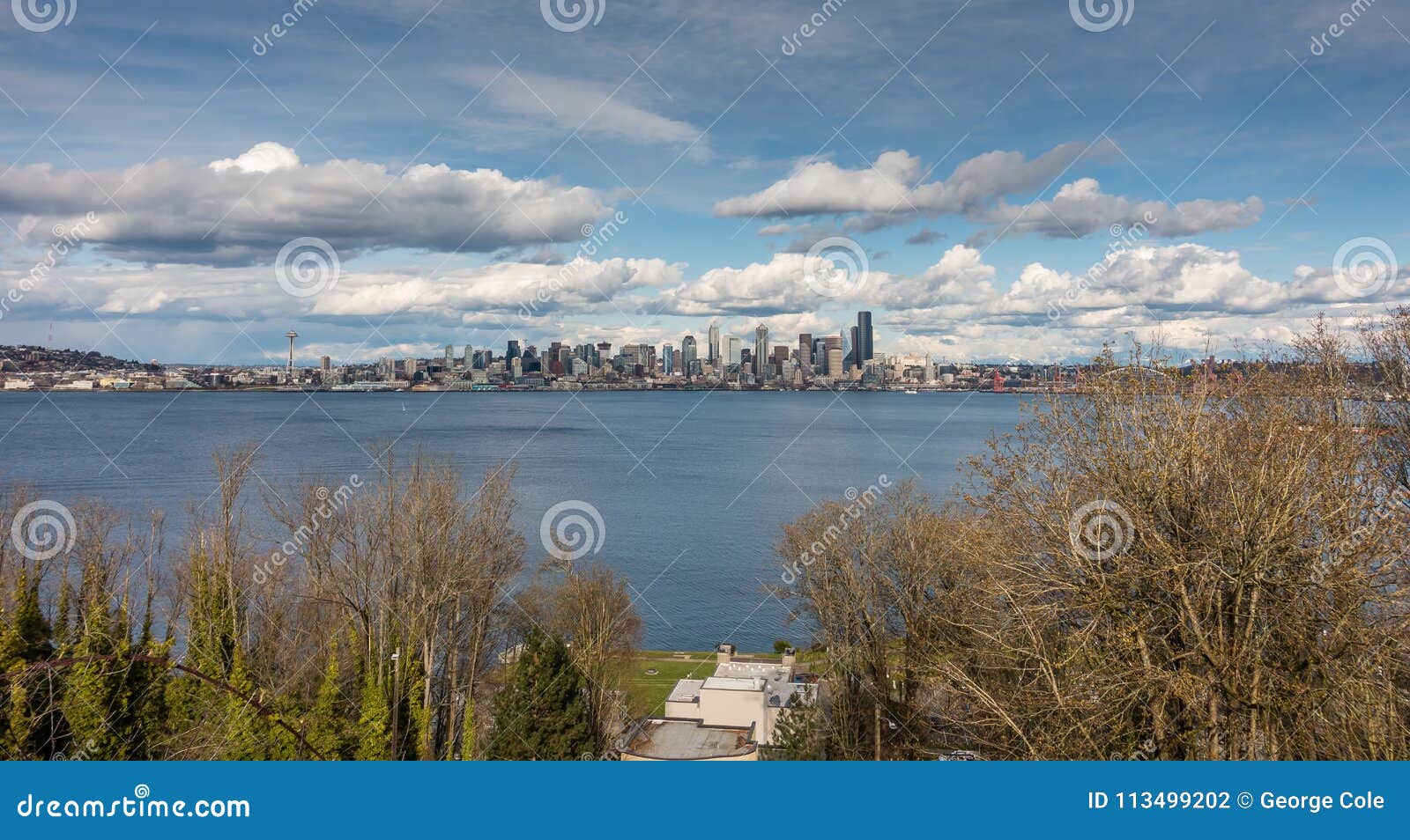 Seattle and Clouds 4 stock photo. Image of travel, buildings - 113499202