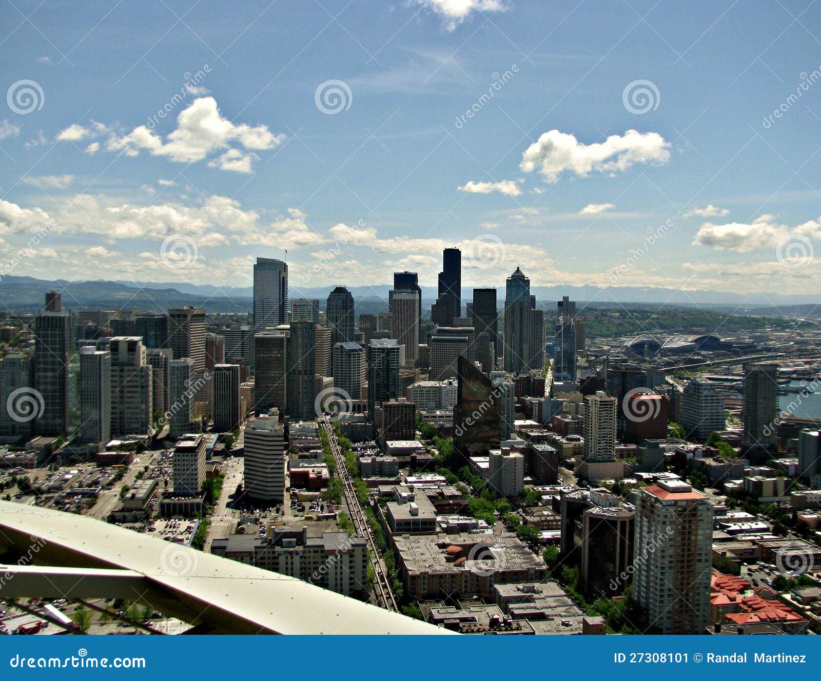 Seattle De La Aguja 1 Del Espacio Imagen de archivo - Imagen de ...