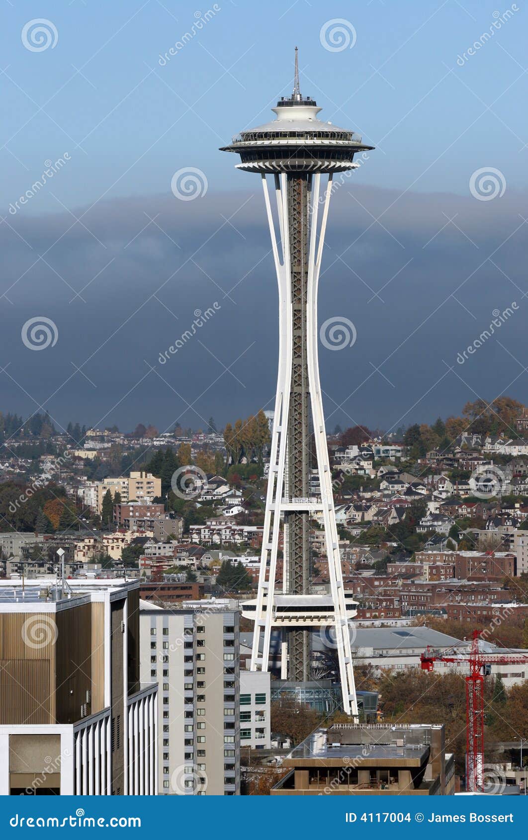 Seattle in the Fall 3 editorial stock image. Image of clouds - 4117004
