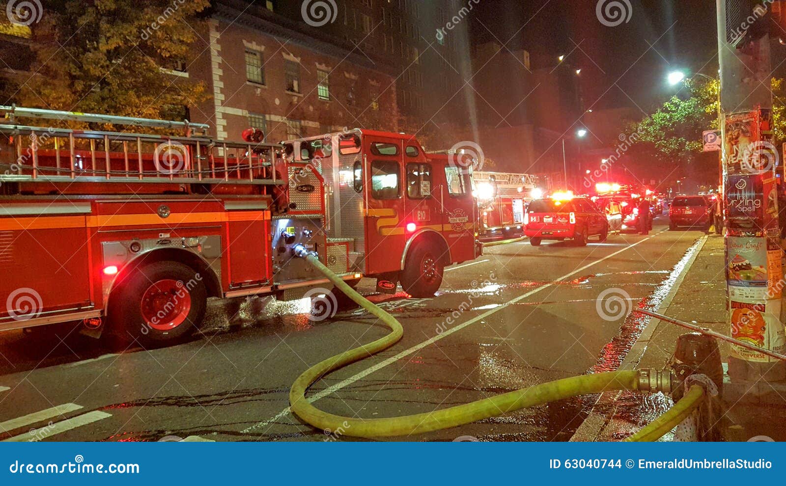 Seattle Fire Rescue on Scene Editorial Stock Image - Image of fire ...