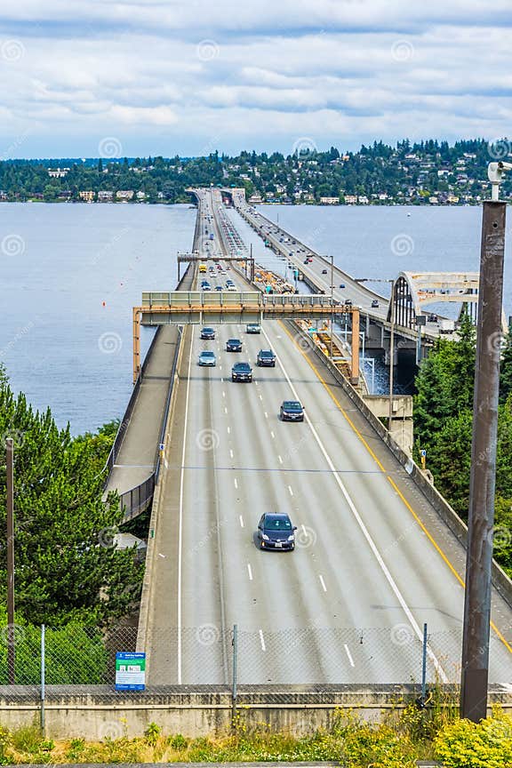 Seattle Floating Bridges stock image. Image of pacific - 190357363
