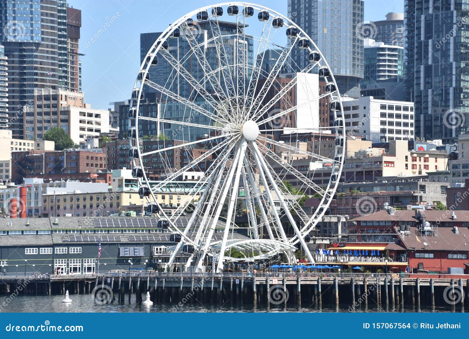The Seattle Great Wheel in Seattle, Washington Editorial Stock Image ... The Seattle Great Wheel in Seattle, Washington Editorial Stock Image ...