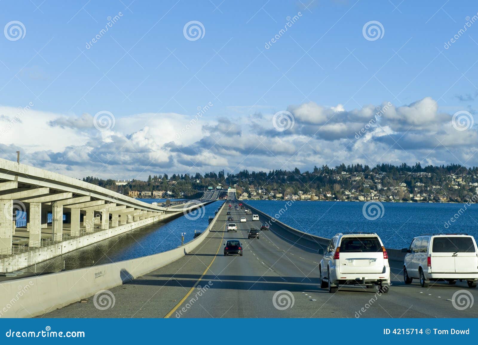 Seattle Highway 90 stock photo. Image of lake, eastside - 4215714