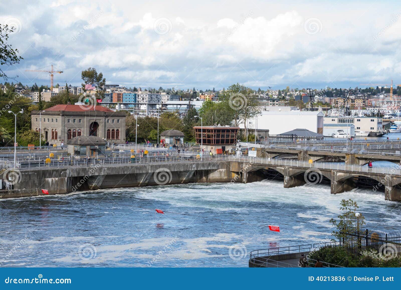 Seattle Hiram M. Chittenden Ballard Locks Photo éditorial - Image du ...