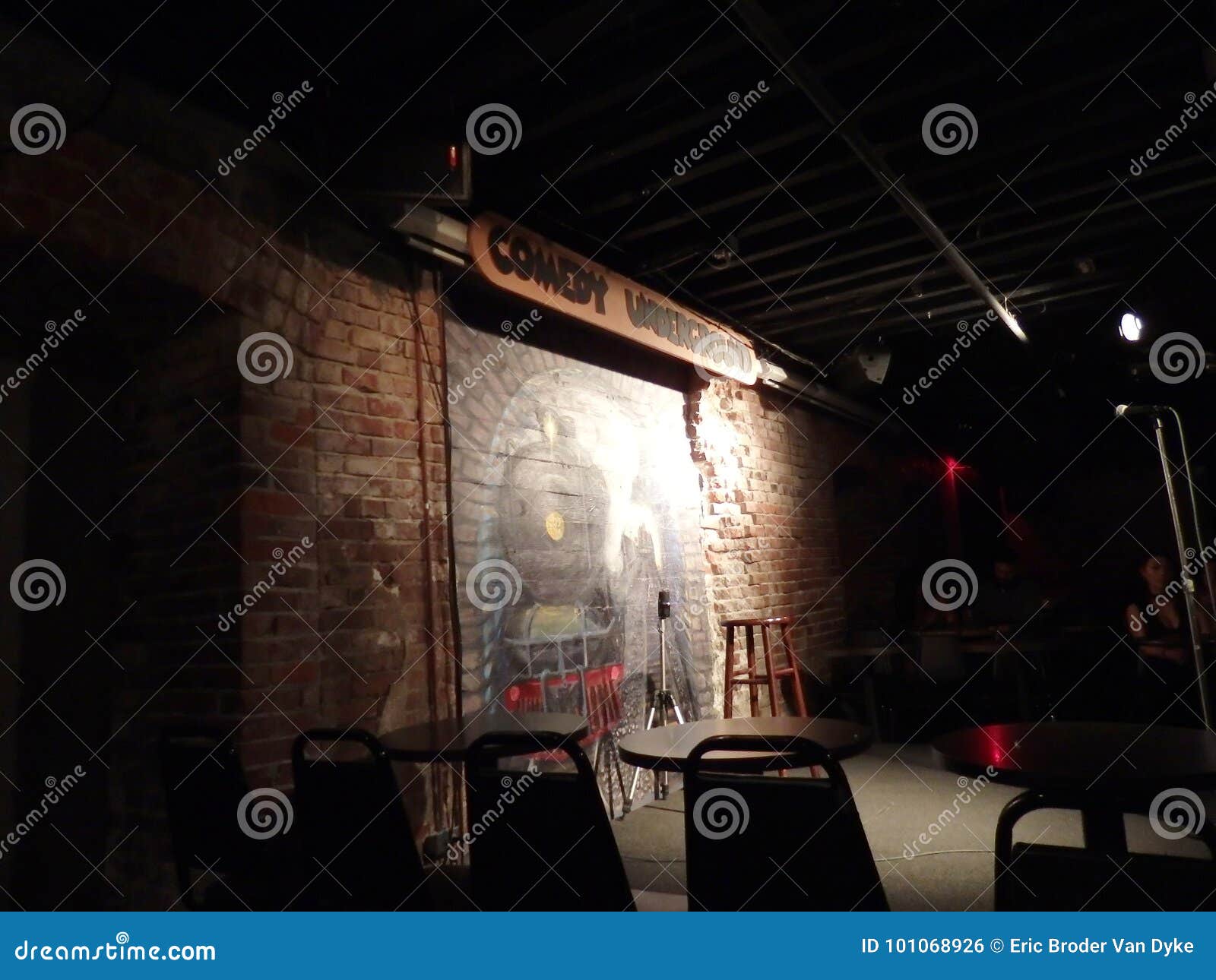 Comedy Underground Empty Stage Editorial Photo - Image of classical ...