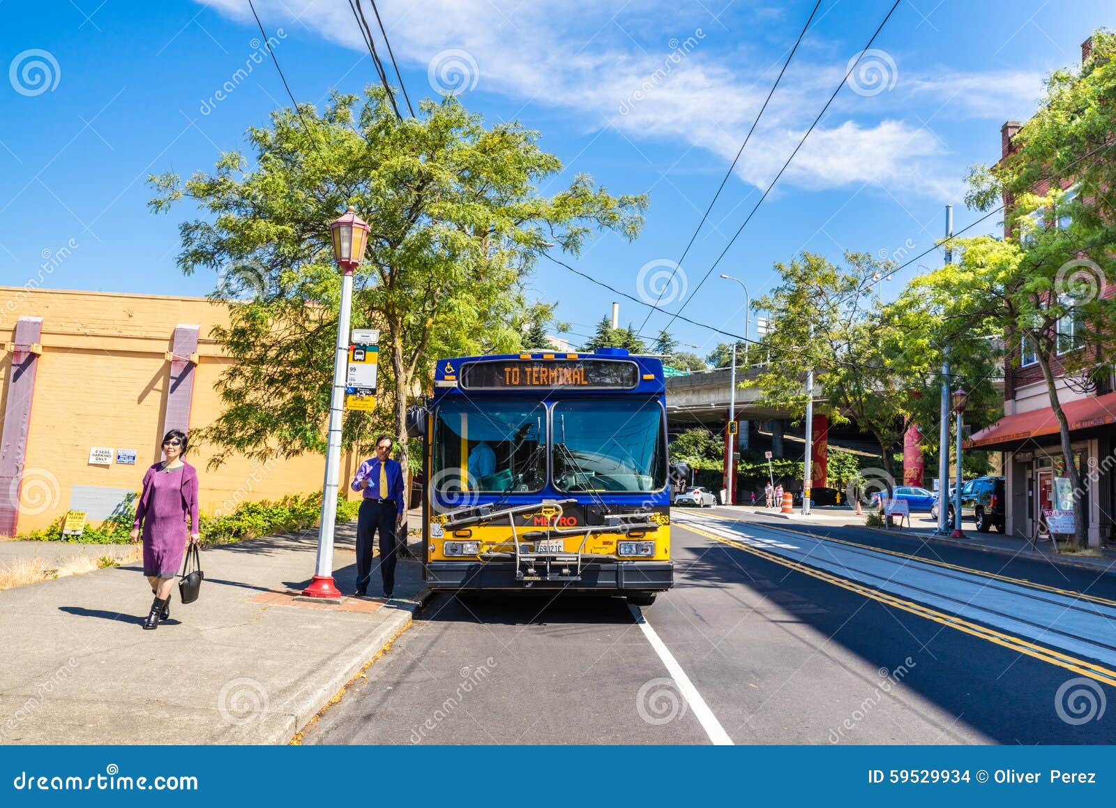 Seattle King County Metro Bus Editorial Stock Image - Image of ...