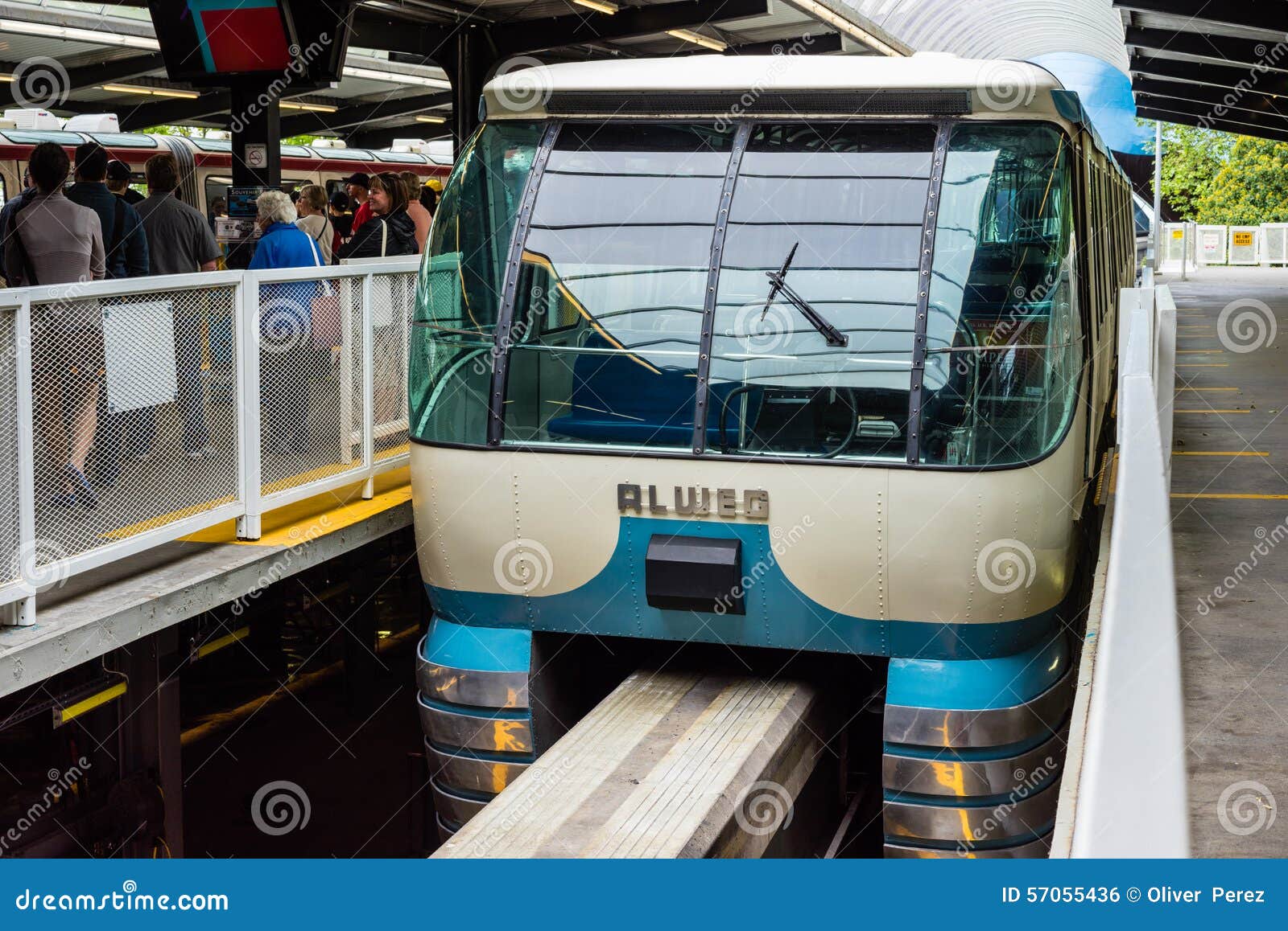 Seattle Monorail editorial photo. Image of rail, futuristic - 57055436