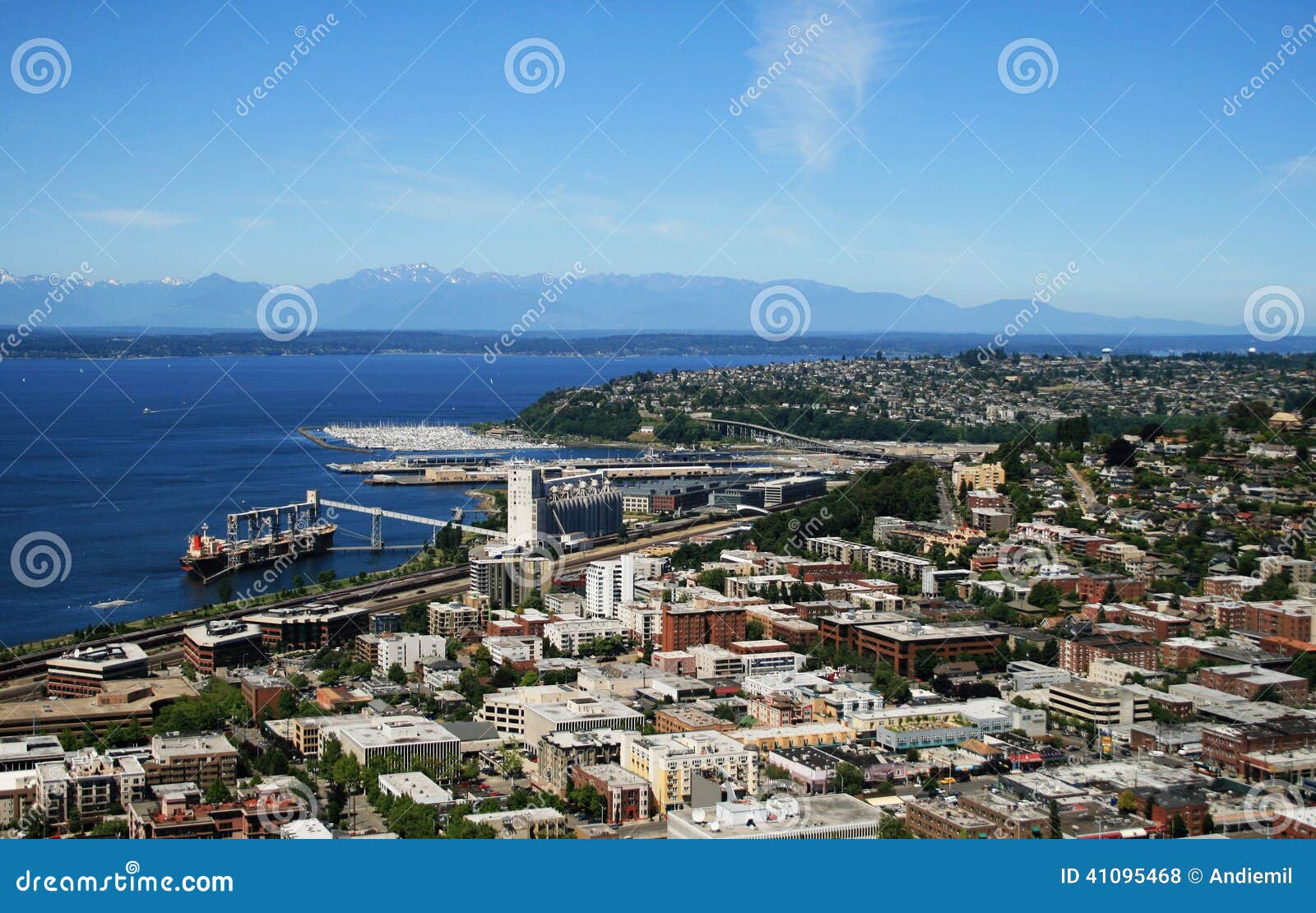 Panorama of Seattle, Washington, USA Stock Photo - Image of modern ...