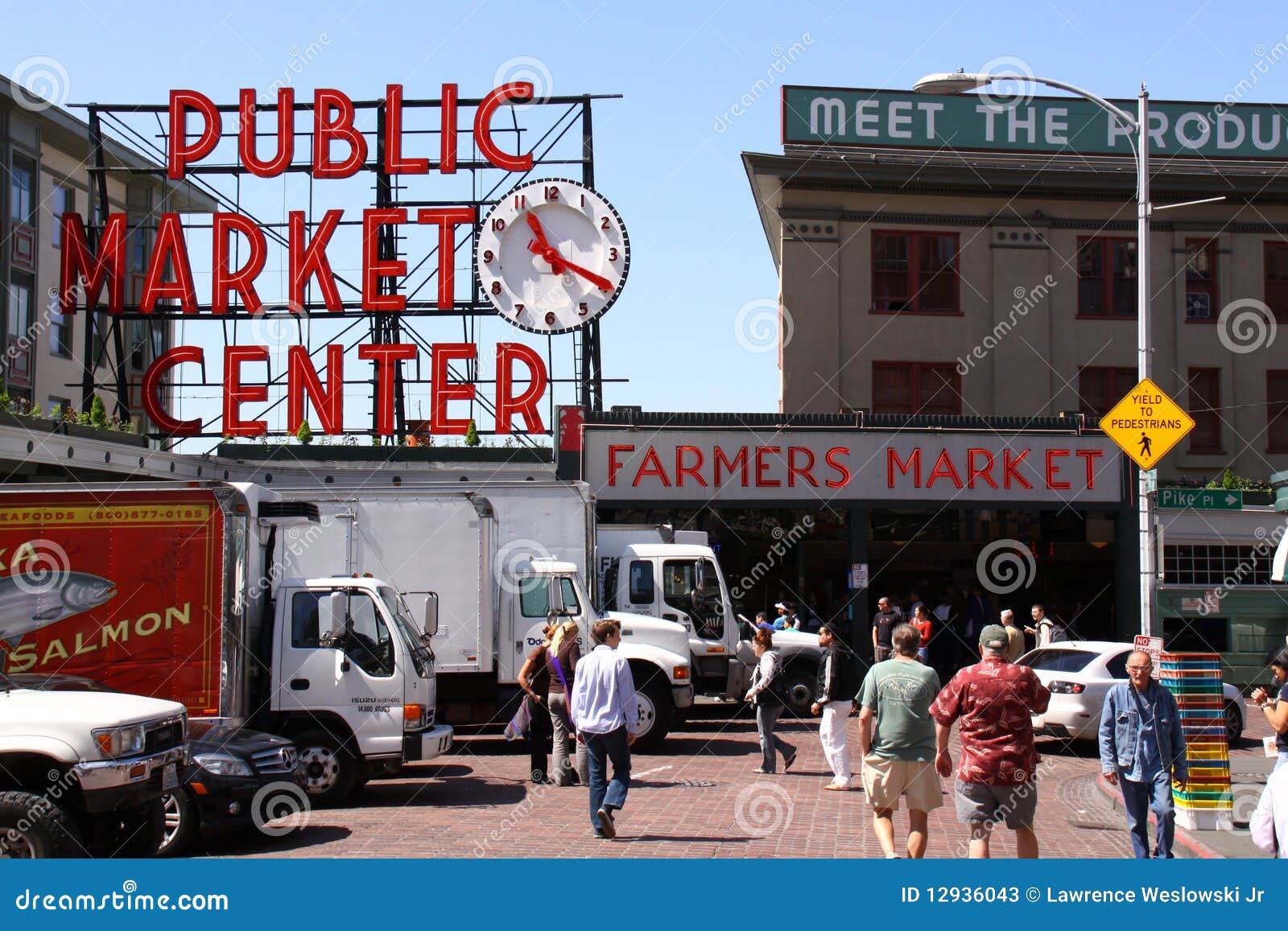 Seattle - Pike Place Public Market Editorial Stock Photo - Image of ...