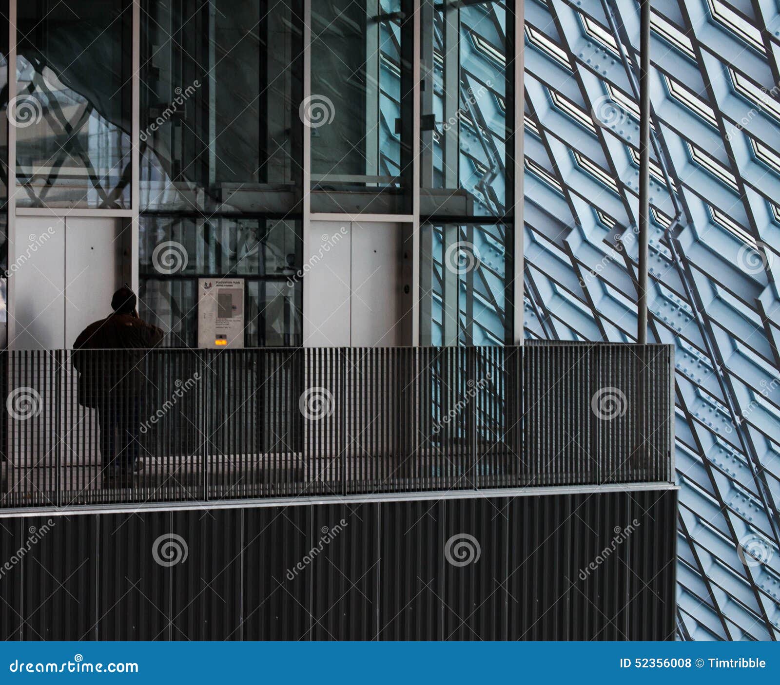 Seattle Public Library Interior Elevators Editorial Stock Photo - Image ...