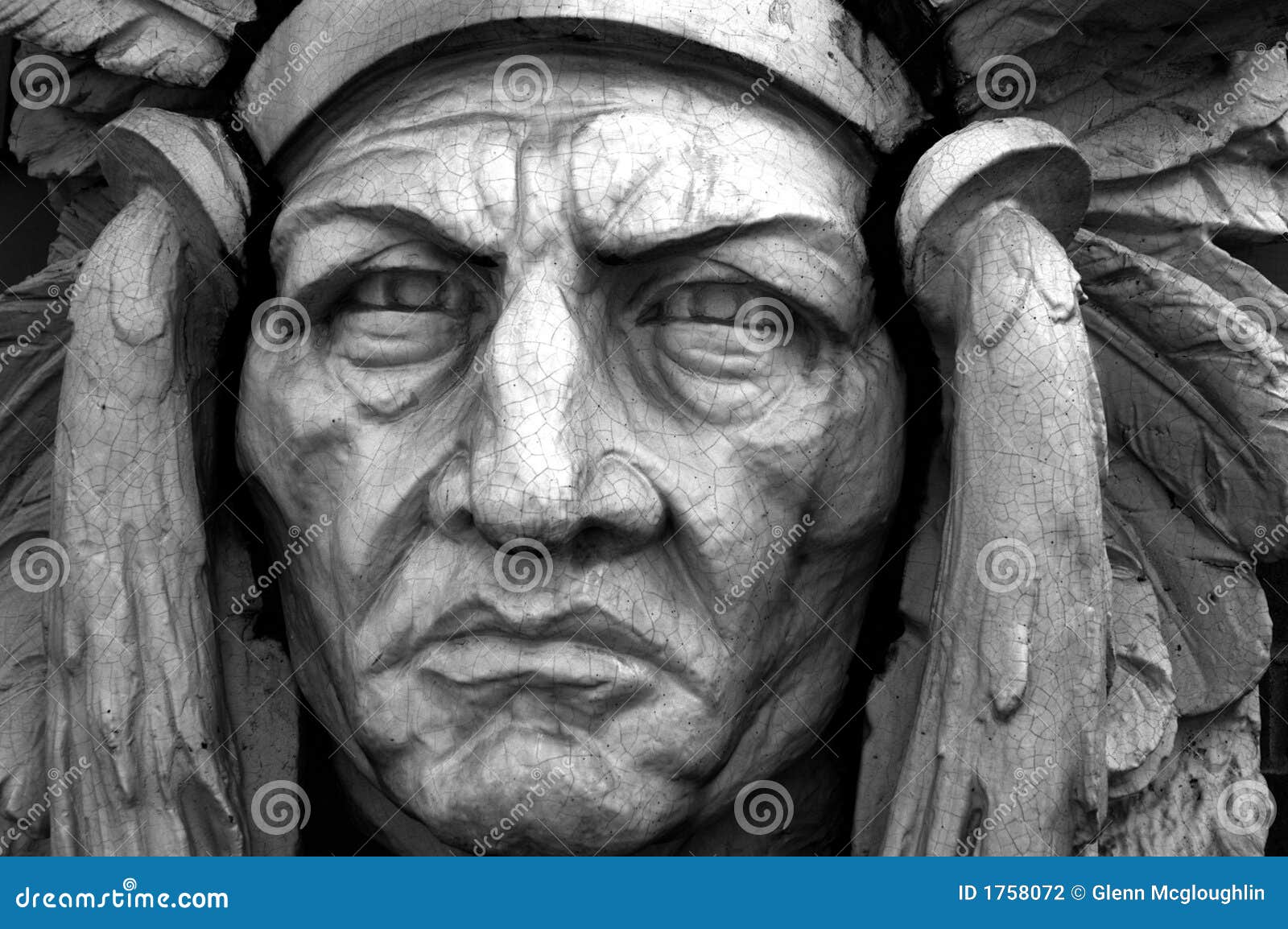Seattle s Gothic Face stock photo. Image of statue, stone - 1758072