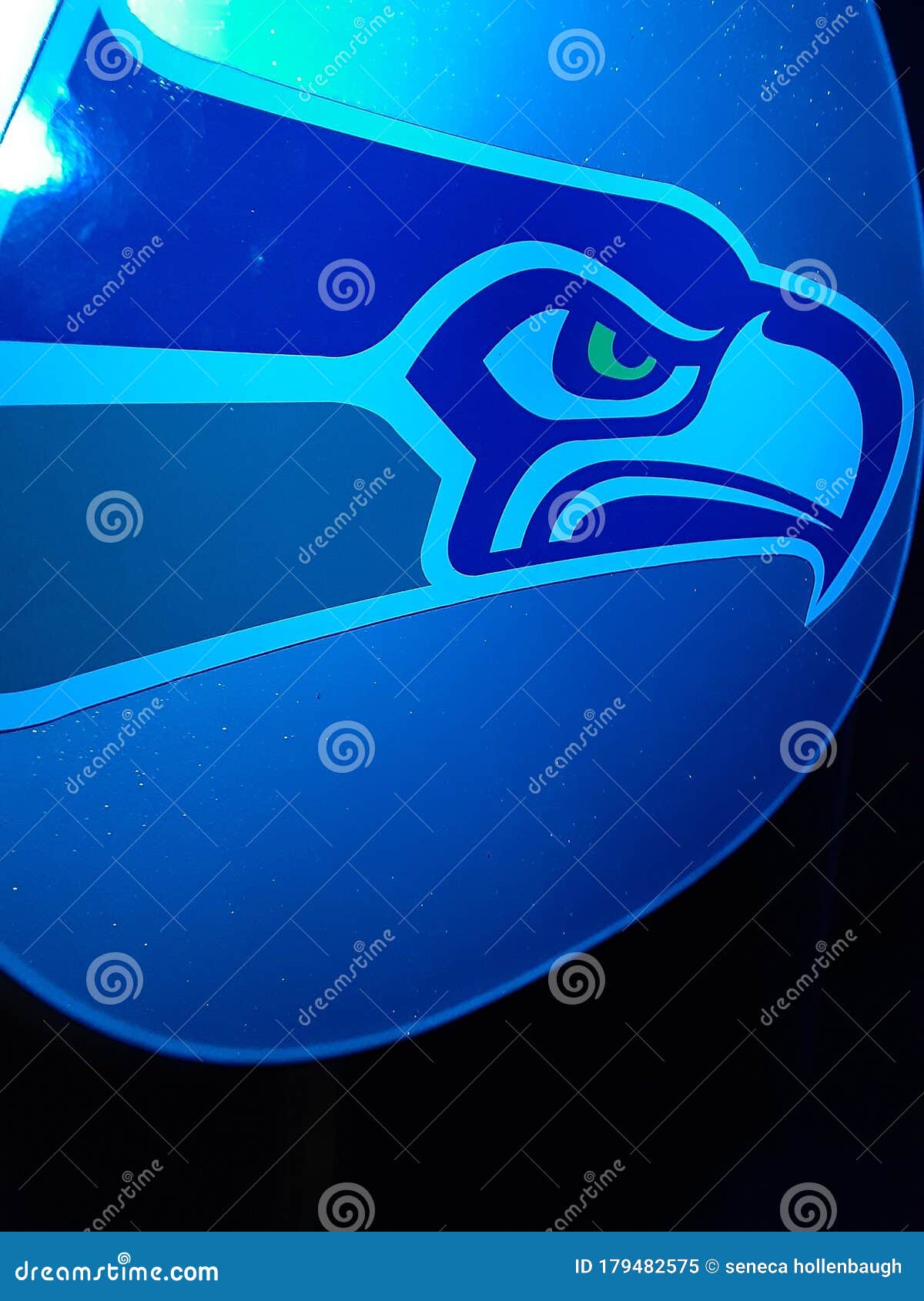 Seattle Seahawks Logo on a Satellite Dish Editorial Image ...
