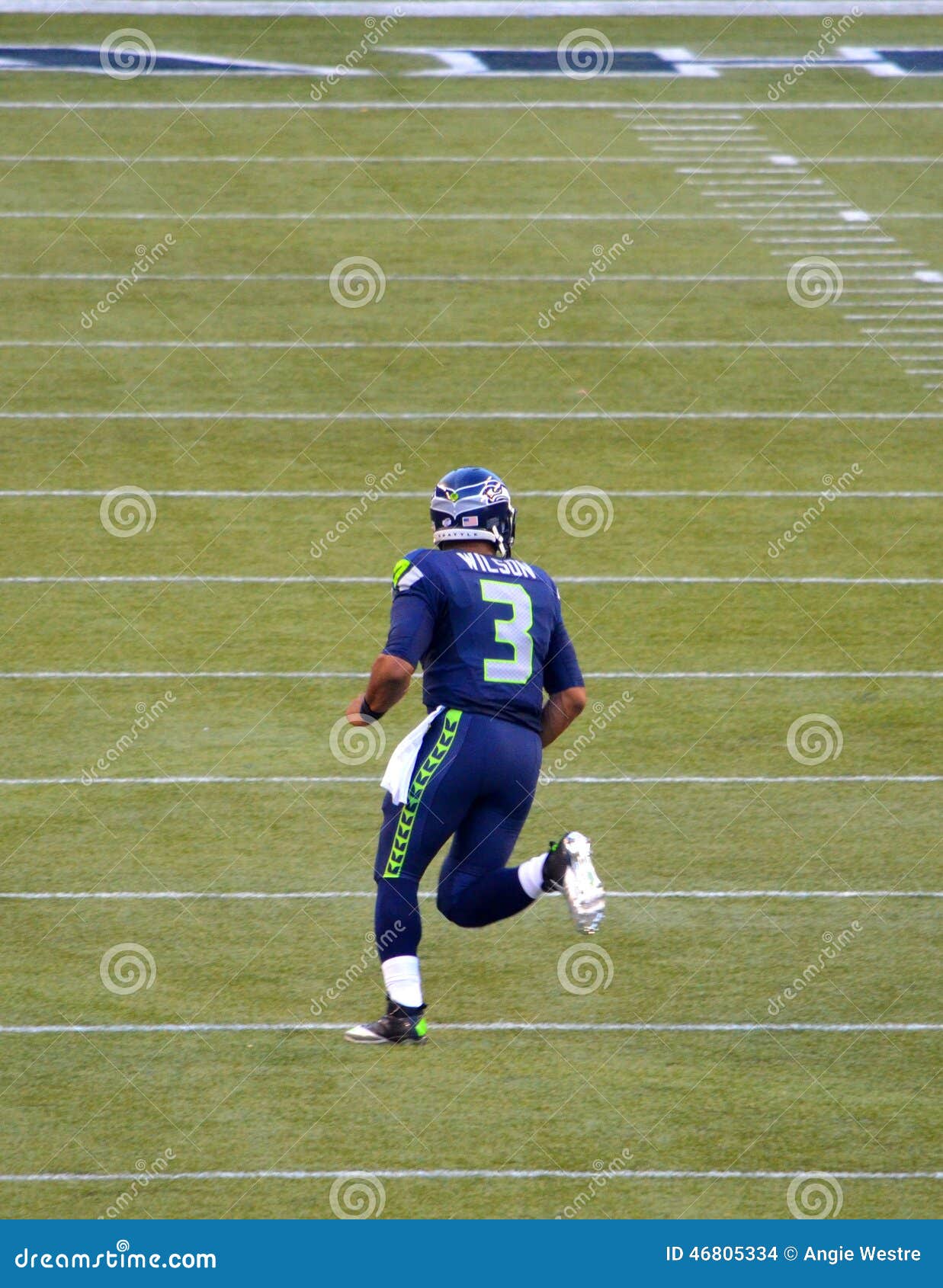 Seattle Seahawks Quarterback Russel Wilson Editorial Stock Image ...