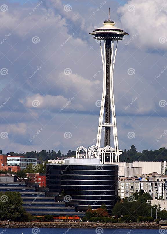 Seattle Sky Needle editorial stock photo. Image of washington - 1708703