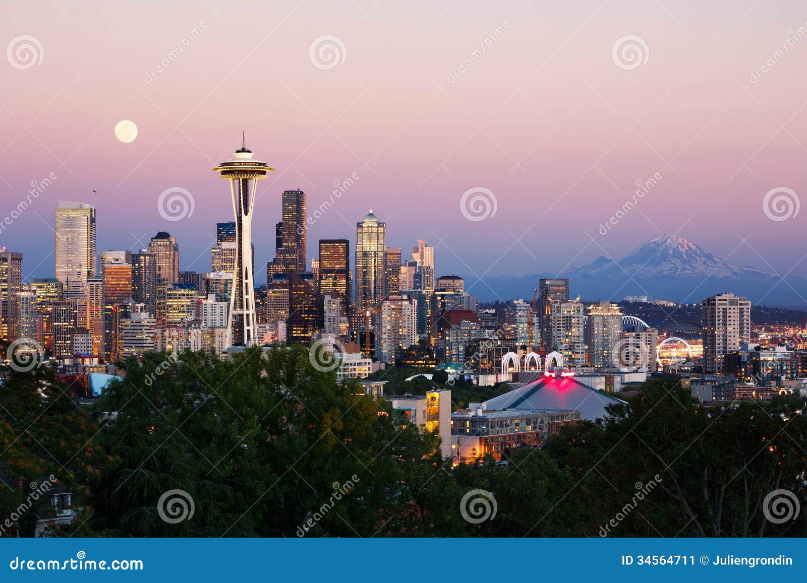 Seattle Skyline Stock Photography | CartoonDealer.com #32402978