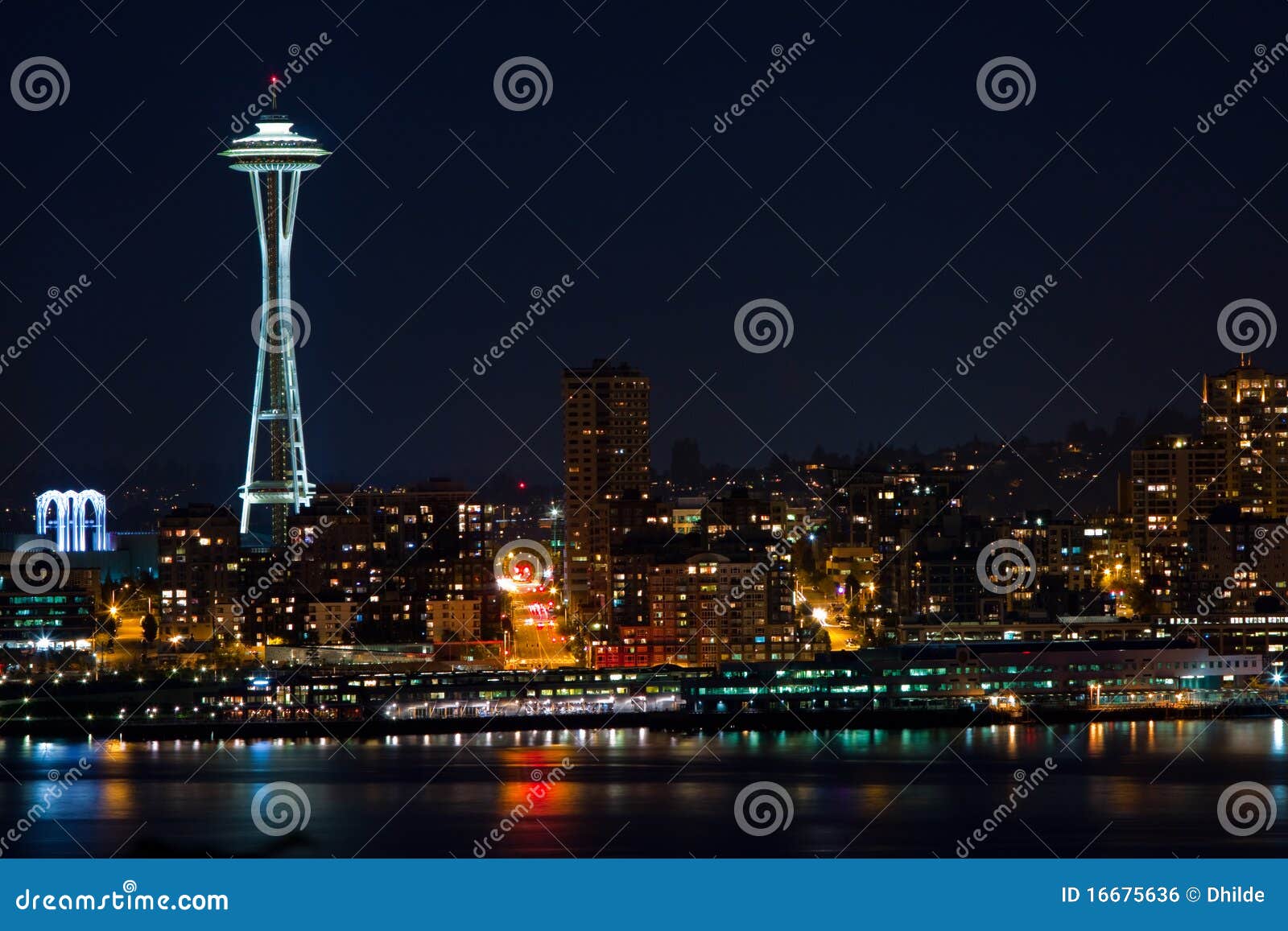 Seattle Skyline and Space Needle Stock Photo - Image of spaceneedle ...