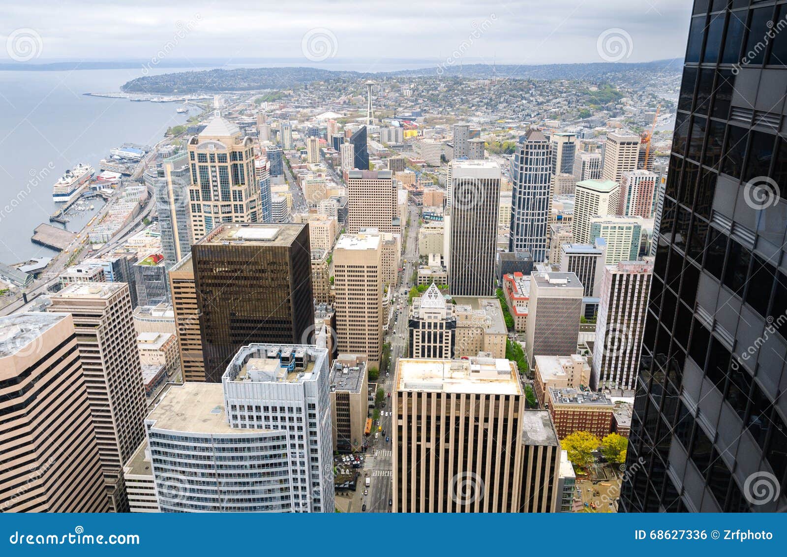 Seattle Skyline editorial photo. Image of seaport, pacific - 68627336