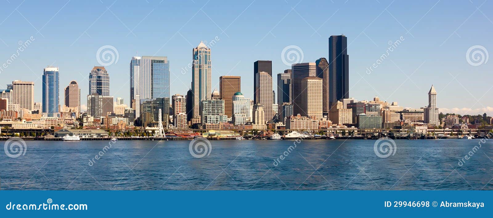 Seattle Skyline, Washington State Stock Photo - Image of america ...