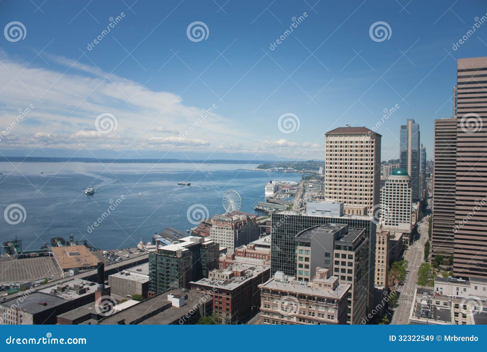 Seattle from Smith Tower stock image. Image of architecture - 32322549