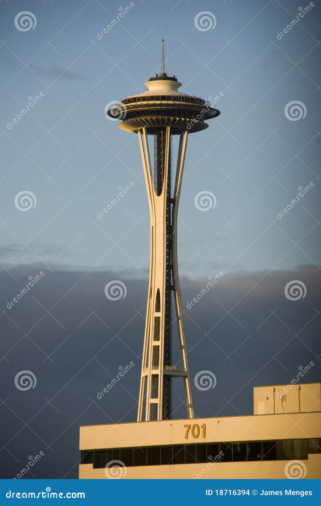 Seattle Space Needle editorial stock image. Image of architecture ...