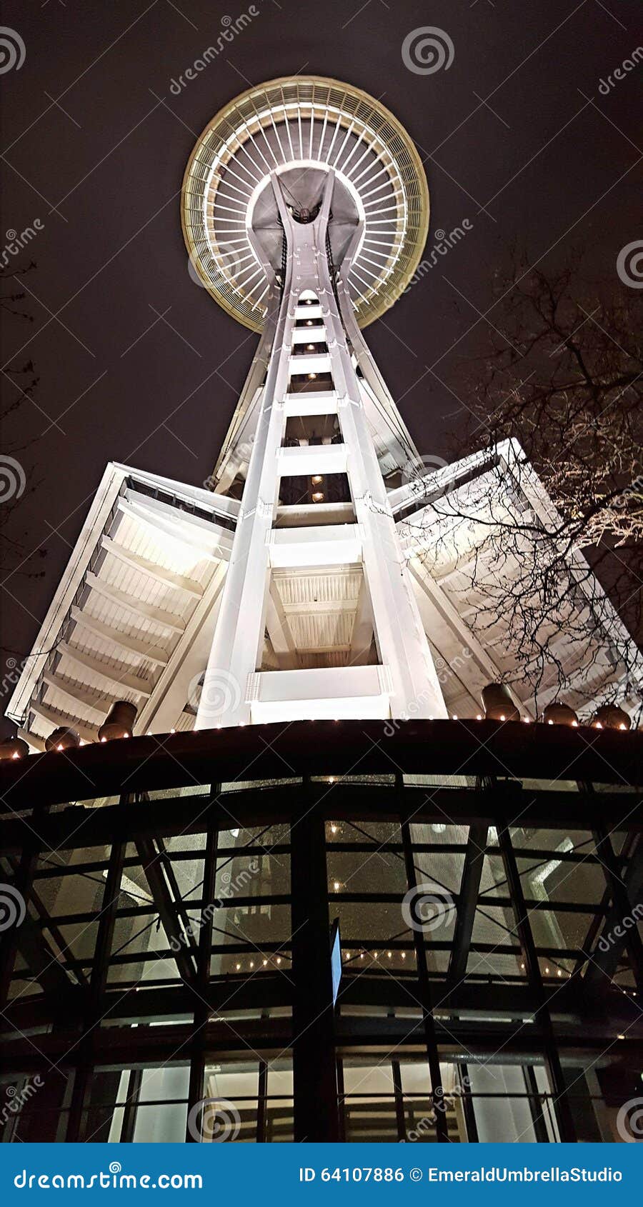 Seattle space needle editorial photo. Image of space - 64107886