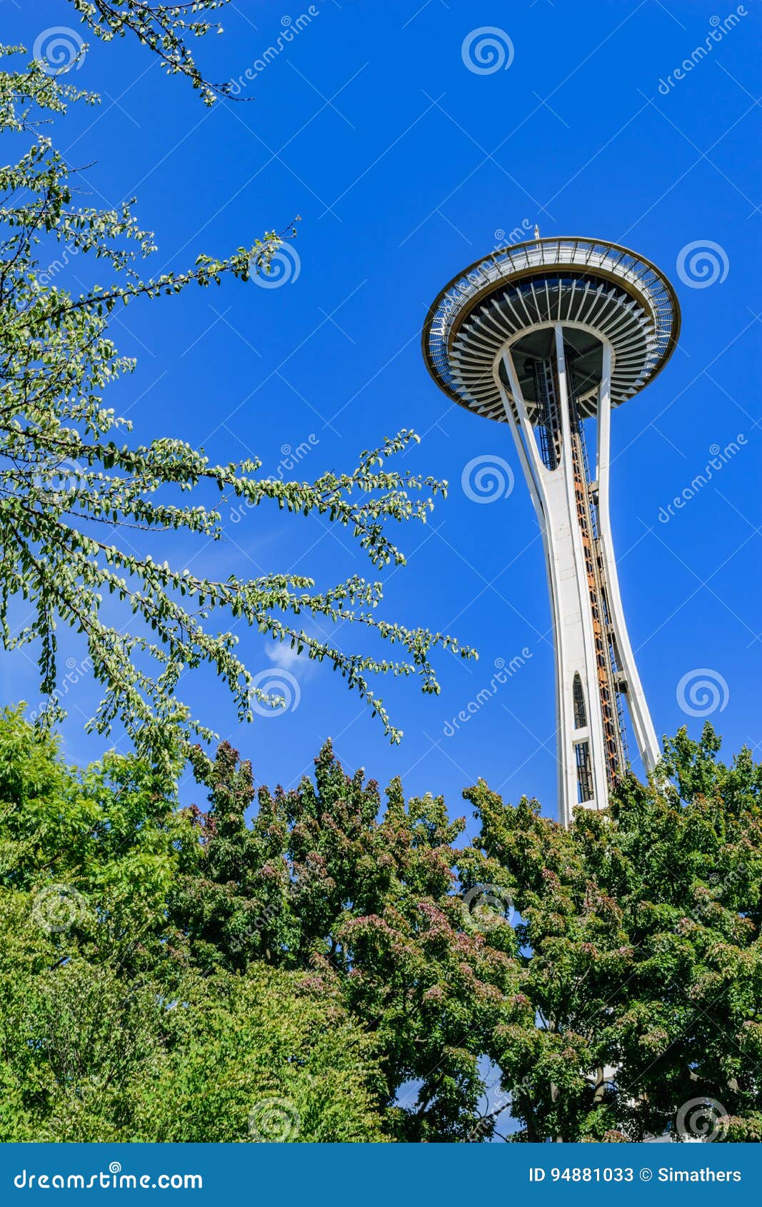 Seattle Space Needle editorial stock photo. Image of needle - 94881033