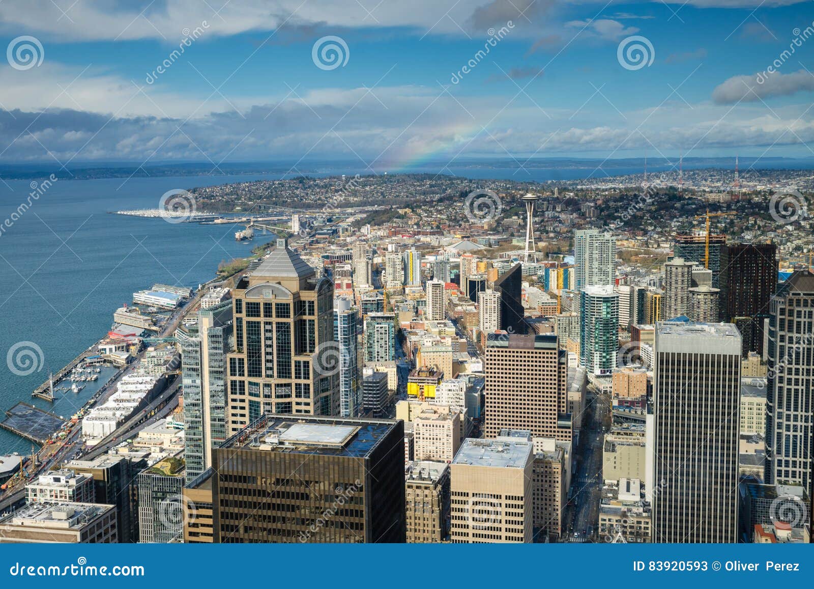 Seattle Space Needle and Skyline Editorial Stock Photo - Image of ...
