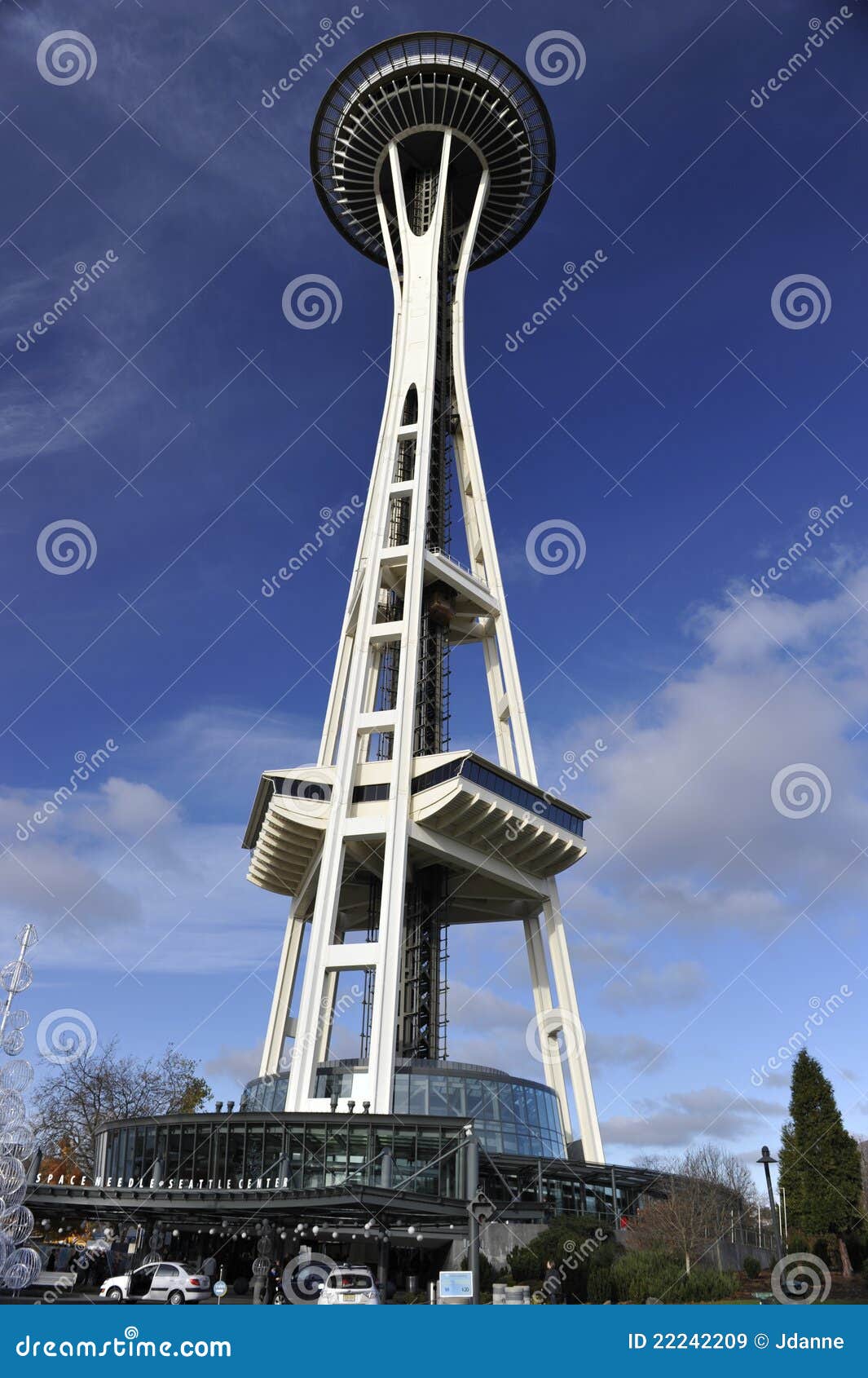 Seattle, Space Needle Tower Editorial Stock Image - Image of washington ...