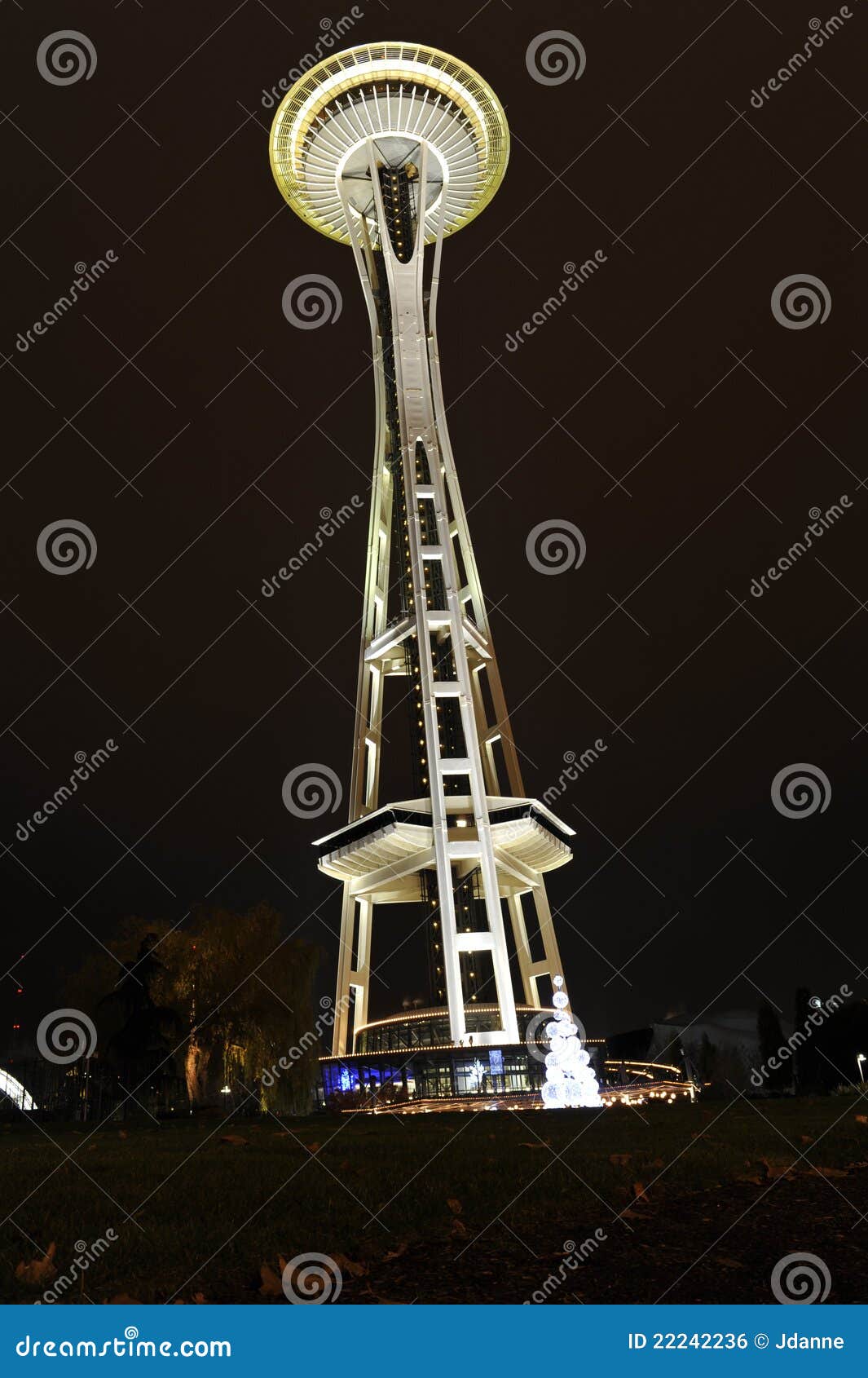 Seattle, Torre De La Aguja Del Espacio Foto editorial - Imagen de ...