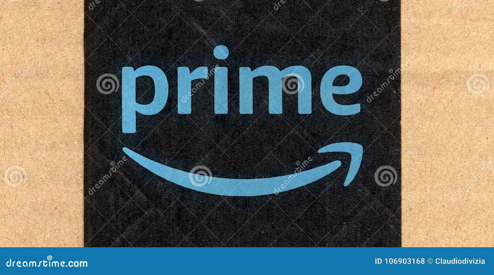 Amazon prime label editorial stock photo. Image of fast - 106903168