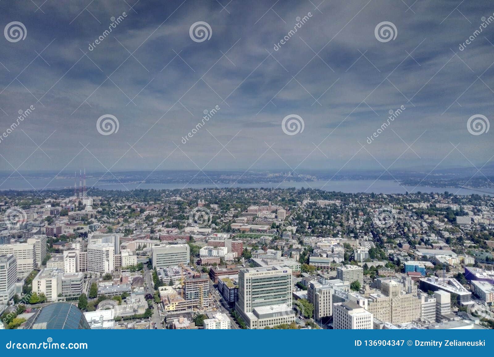 Seattle, USA - September 2, 2018: View of Seattle, Washington from ...
