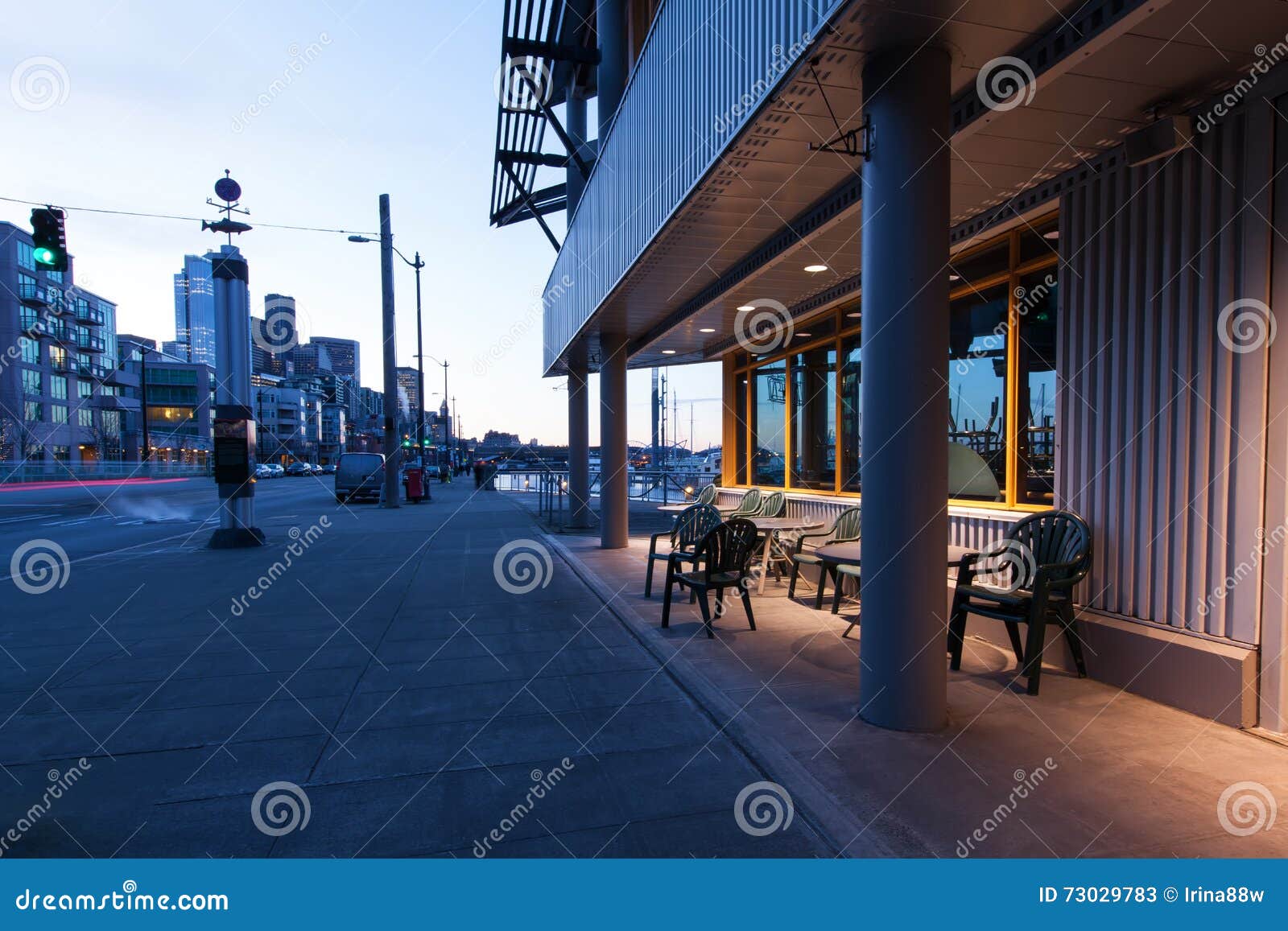 SEATTLE, WA - March 23, 2011. Seattle, Alaskan Way Editorial Stock ...