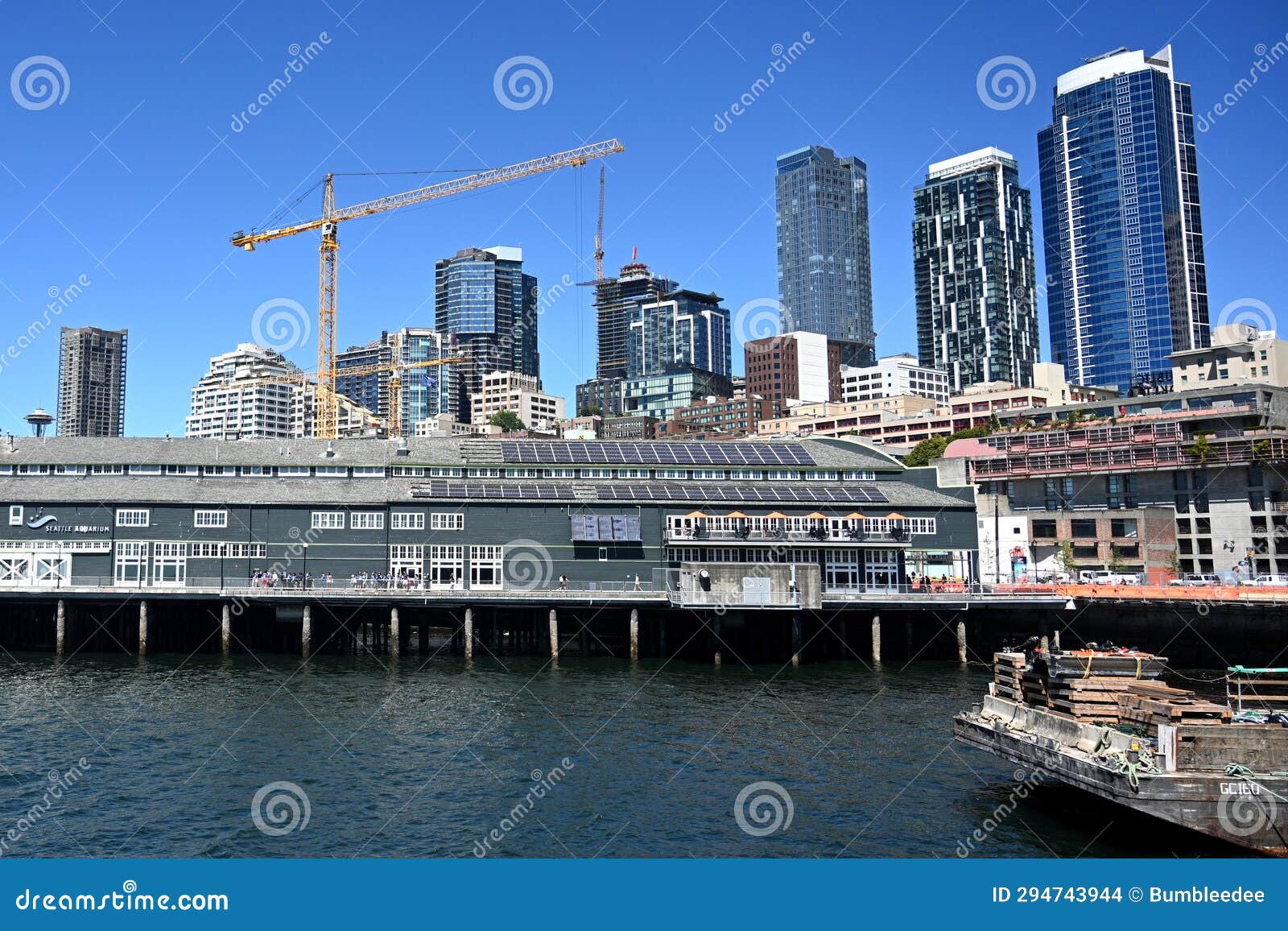 Seattle, WA, USA - August 3, 2023: the Construction in Seattle ...
